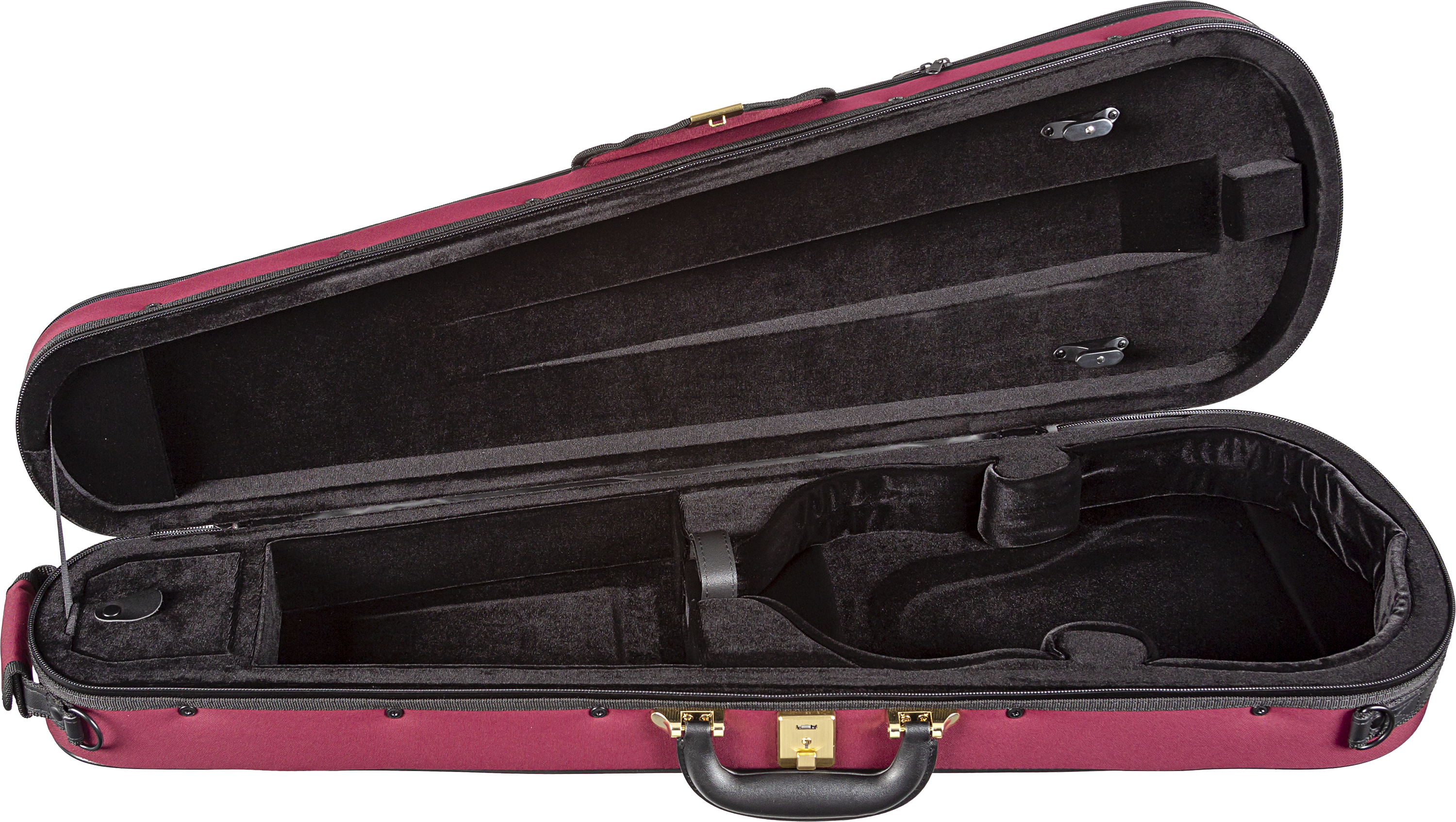 Howard Core, Superlight Violin Case 4/4 Burgundy and Cream – Micelli ...